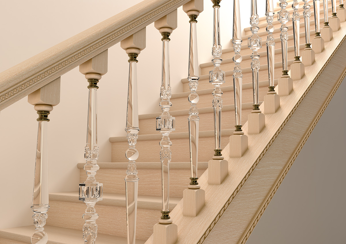 Creation 3D models of balusters for production.