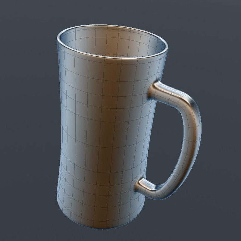 3D Model of a Beer Mug. Creating a 3D Models to Order.